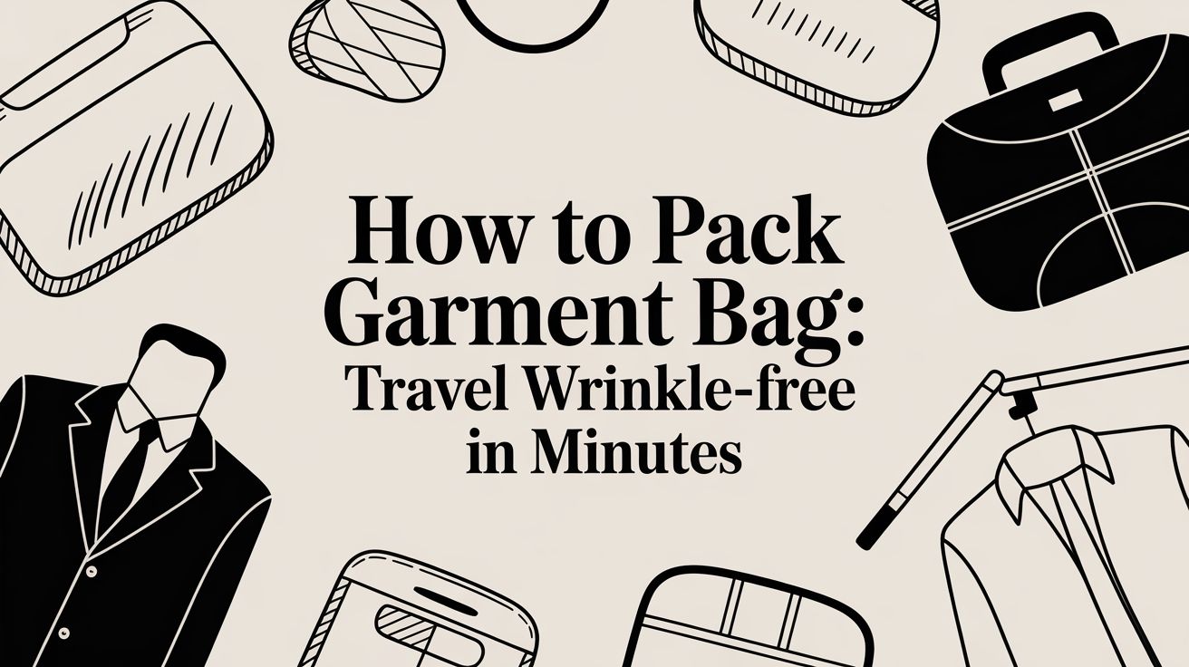 How to pack garment bag: Travel Wrinkle-Free in Minutes – Voyage Luggage